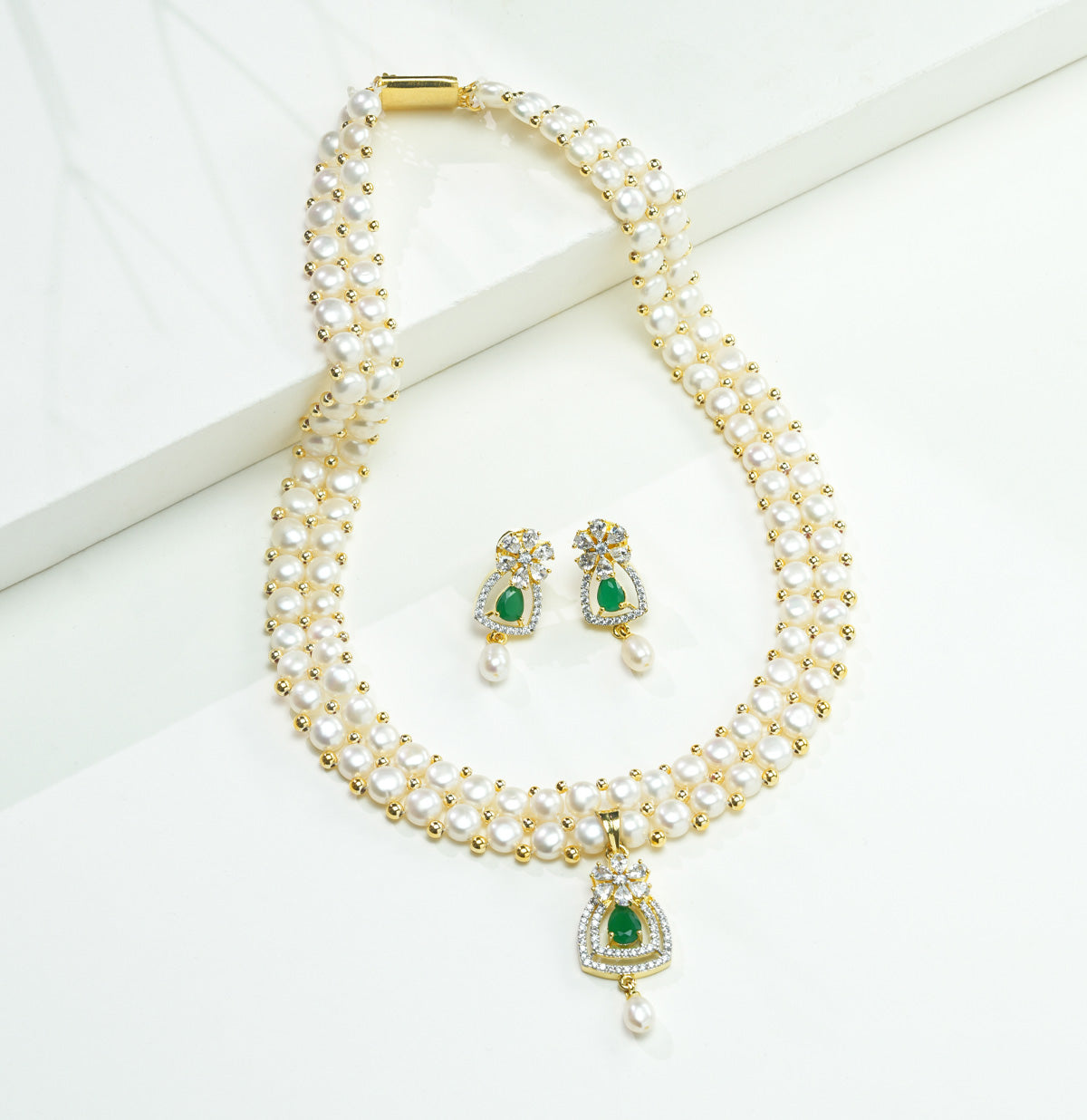 Buy Pearl Set Online | Mangatrai Pearls & Jewellers – Darpan Mangatrai ...