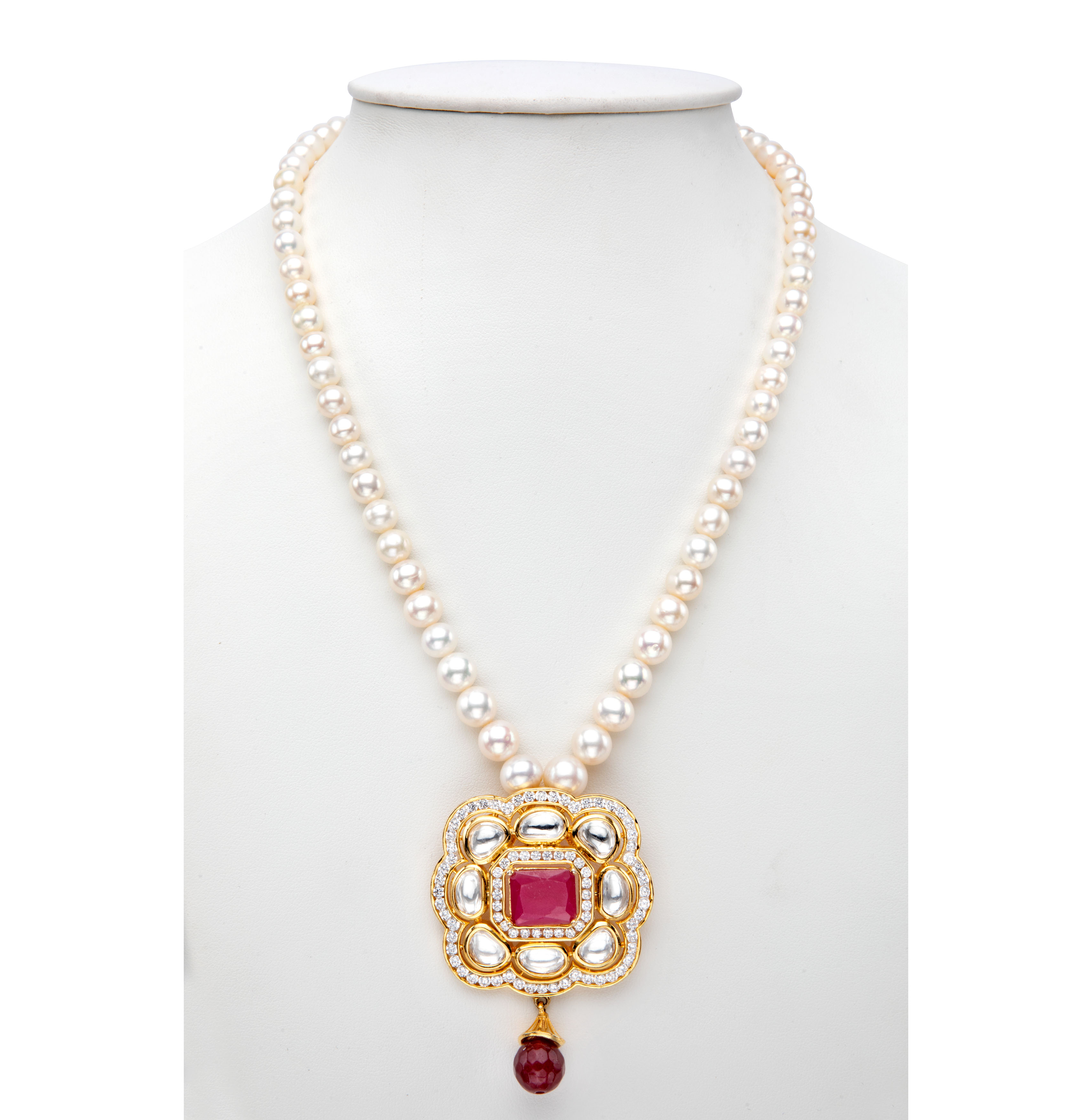 Attractive Pearl Necklace Set Mangatrai Pearls And Jewellers